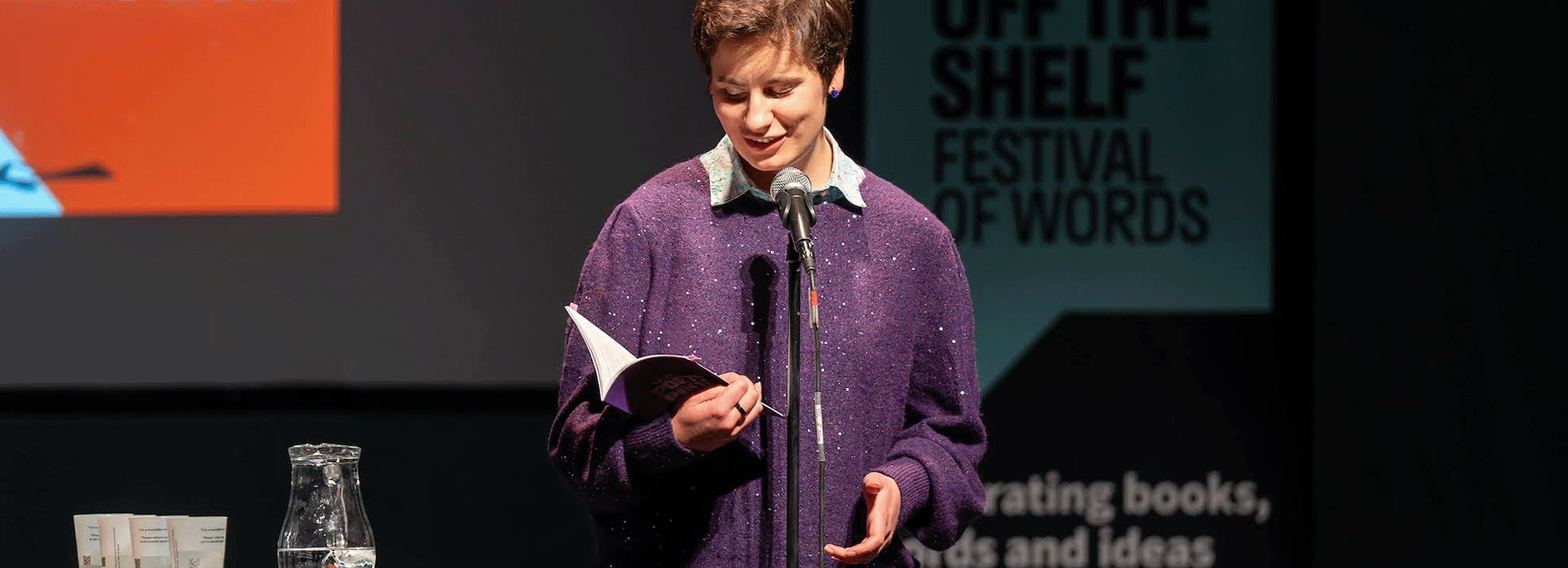 Beth reads at Off the Shelf Festival of Words - Hive South Yorkshire